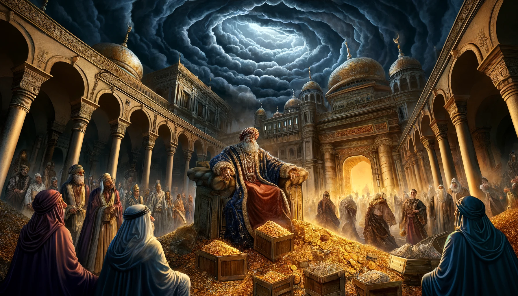 The Story of Qarun (Korah) – The Arrogant Man - Sky Of Jannah